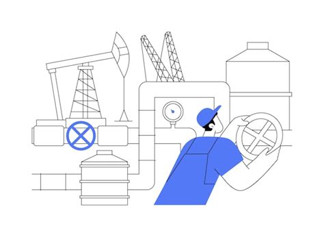 Premium Vector Pipeline Transport Abstract Concept Vector Illustration