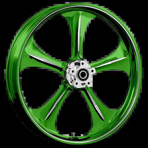 Adrenaline Dyeline Green Wheels Wanaryd Motorcycle