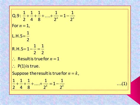 Principle Of Mathematical Induction Ppt
