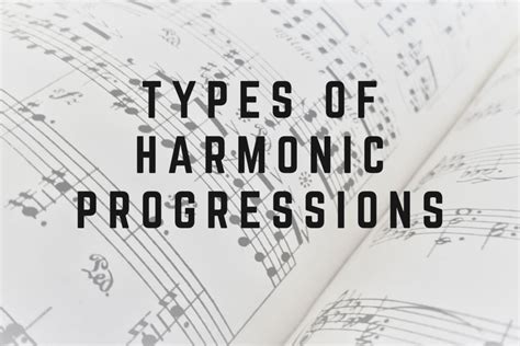 Types Of Harmonic Progressions Wkmt