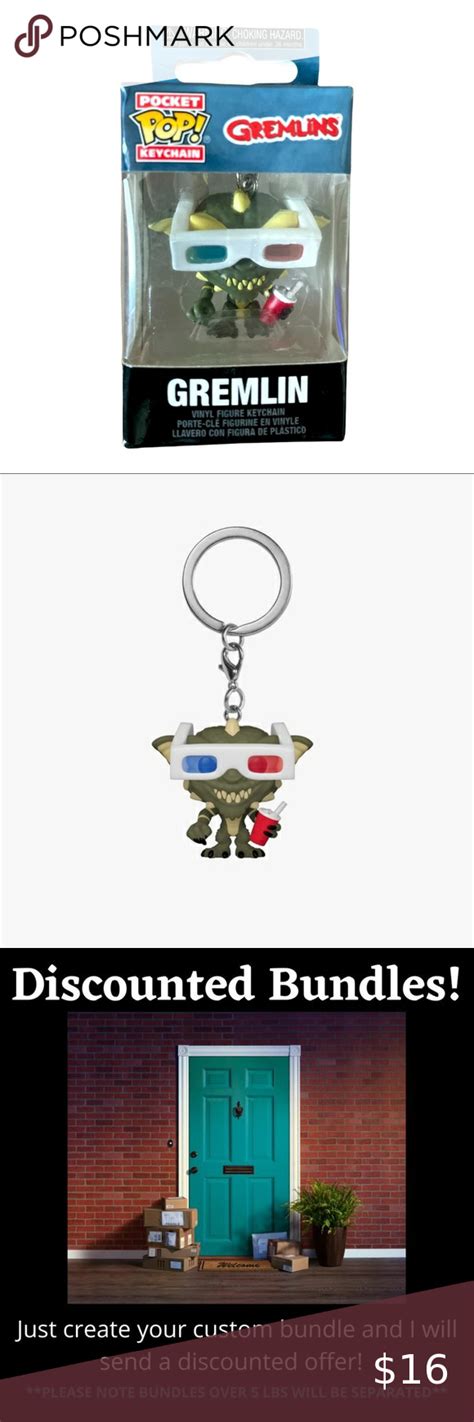 330 Gremlin Funko Pop Key Chain Gremlins Vinyl Figures Key Chain