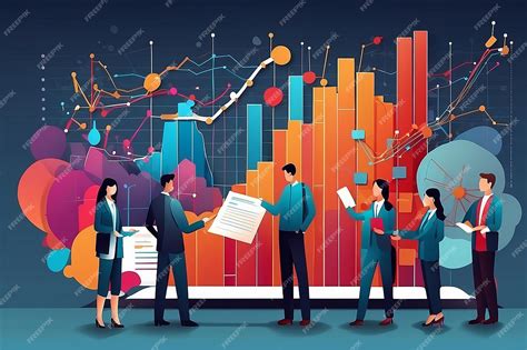 Premium Photo Teamwork And Data Analysis Concept Business Delineation