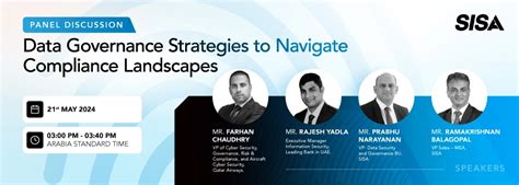 Data Governance Strategies To Navigate Compliance Landscapes Sisa Webinar