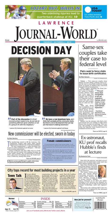Lawrence Journal World 10 06 2015 By Lawrence Journal World Issuu