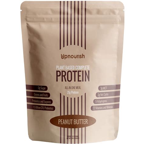 Vegan Meal Replacement Shake Peanut Butter Superfood Plant Based