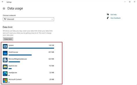 How To Set Up Data Usage Limit On Windows 10 May 2020 Update Windows