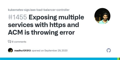 Exposing Multiple Services With And Acm Is Throwing Error · Issue