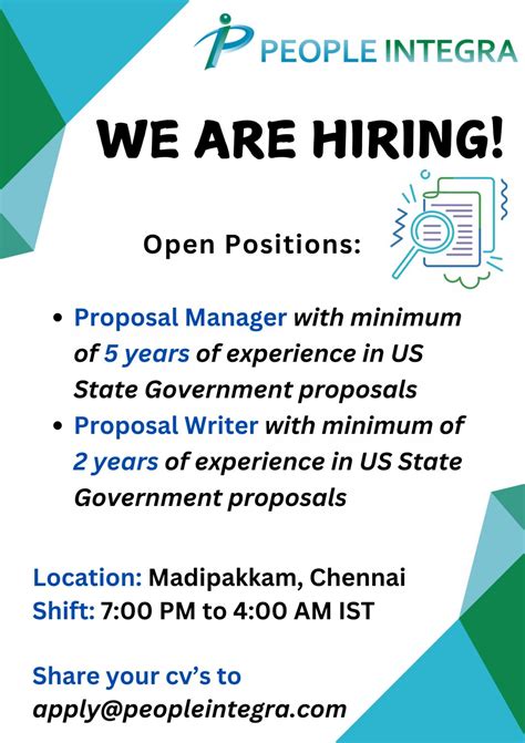 People Integra On Linkedin Proposalwriter Hiring Technicalwriter