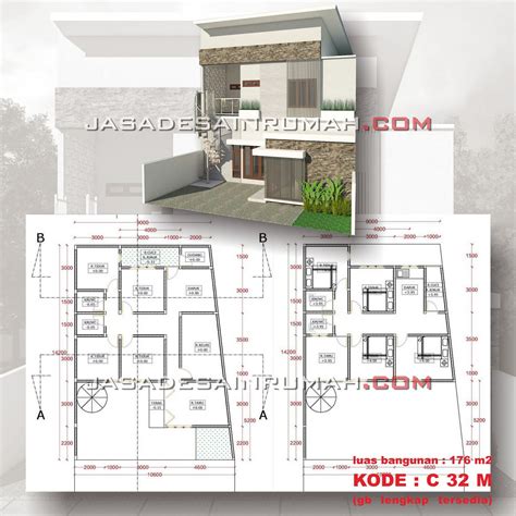 Desain Kos Kosan Nyaman 2 Lantai 8 Kamar Model Minimalis Jasa Desain Rumahjasa Desain Rumah