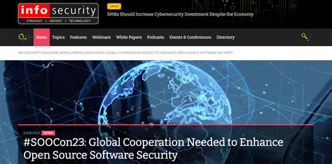 Soocon23 Global Cooperation Needed To Enhance Open Source Software
