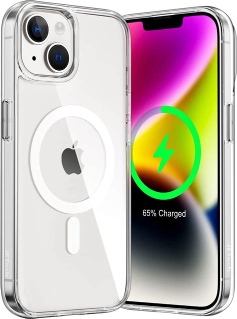 JETech Funda Magnética para iPhone Pulgadas Compatible con MagSafe Carga Inalámbrica