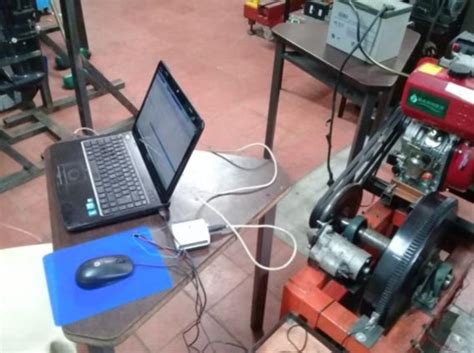 Instrumented Experimental Test Bench The Instantaneous Angular Speed Download Scientific