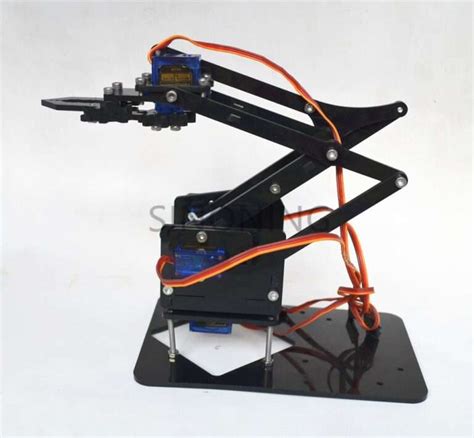 Acrylic Mechanics Handle Robot DOF Arm Arduino Created Learning Kit SG SNAM SINONING