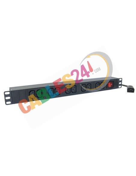 Rack PDU 1U 19 10 X IEC 320 C13 Socket IEC C14 Plug Input And Switch