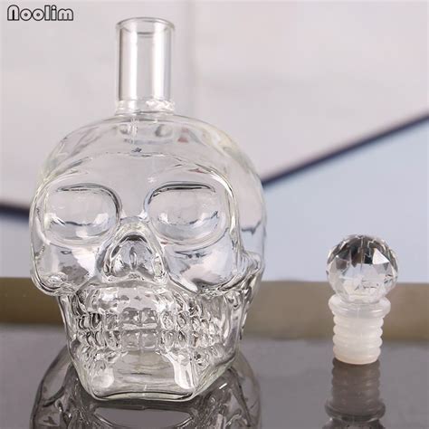 Noolim 1pc 2 Sizes Crystal Head Vodka Bottle Skull Grandado