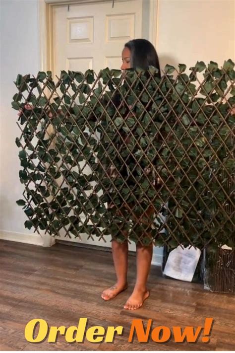 Dearhouse 2pcs Fence Privacy Screen Artificial Leaf Faux Ivy