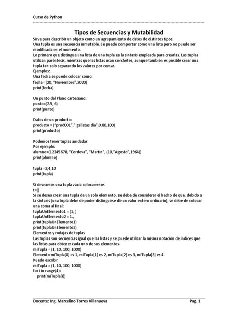 Curso De Python Sesion 06 Pdf Python Lenguaje De Programación