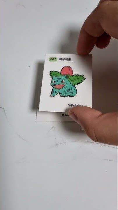 이상해씨 진화 띠부실 Youtube