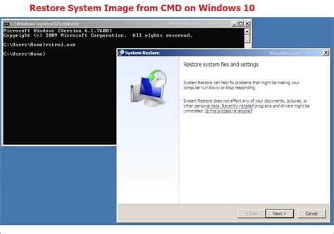System Image Recovery From Command Prompt On Windows 10👍