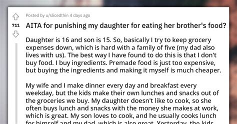 Father Punishes His Daughter For Eating Food Her Brother Cooked For