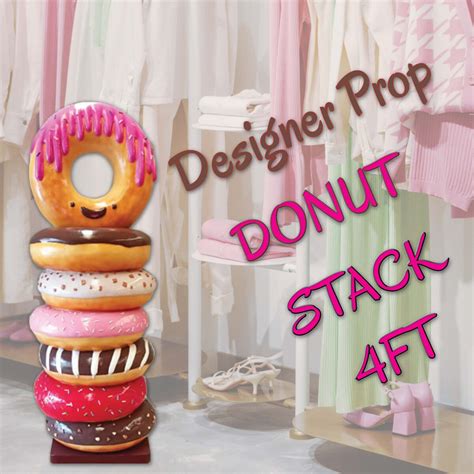 Donut Stack 4ft Sculpture And Statue