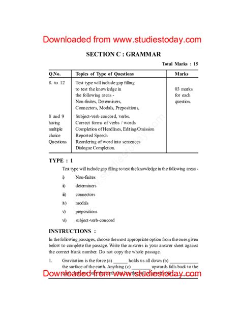 Fillable Online Finite And Non Finite Verbs Exercises With Answers