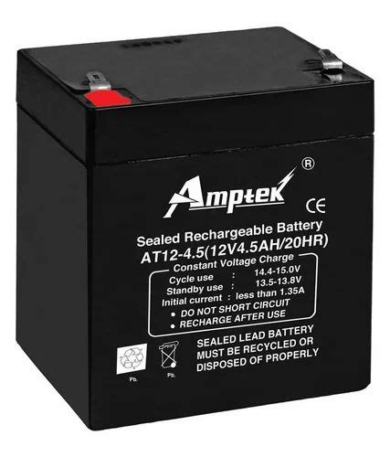 12 Volt 4 5ah Amptek Smf Battery At ₹ 550 Piece Smf Industrial