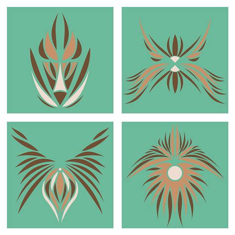 오리엔탈 패턴 벡터의 조립 Eps Ai Uidownload