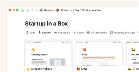 how to use notion for your startup templates and more
