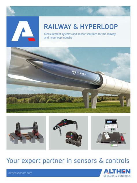 Althen Sensors Railway Hyperloop Brochure En Pdf