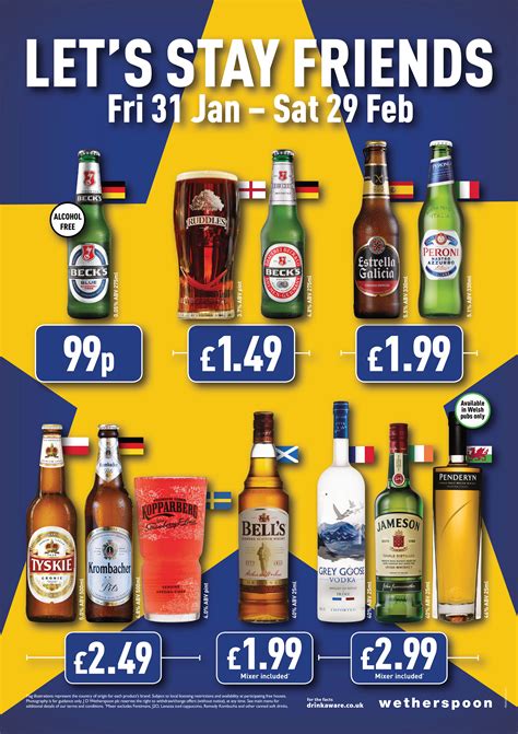 Wetherspoons To Cut Price Of 10 Drinks To Mark Brexit The Leader