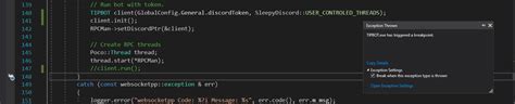 Crash On Quit Issue Yourwaifu Sleepy Discord Github