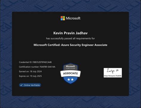 Kevin Jadhav On Linkedin Azuresecurity Cybersecurity Cloudsecurity Microsoftcertified…