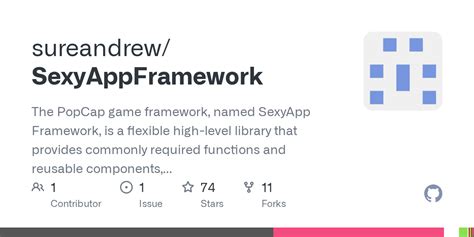 Github Sureandrewsexyappframework The Popcap Game Framework Named