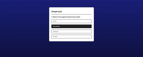 Github Sharqycode Simple Quiz A Simple Multiple Choice Questions Quiz Application That
