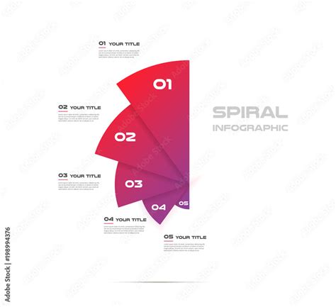 Vektor Sunburst Pie Chart Color Infographics Step By Step In A Series Of Circle Element Of
