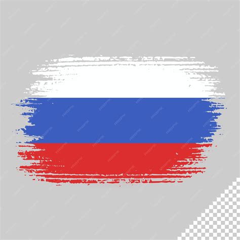 Кисть флаг россия прозрачный фон россия кисть акварель флаг дизайн ...