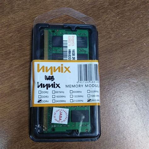 Jual Hynix 16 Gb 2666 Mhz DDR 4 Sodim Shopee Indonesia