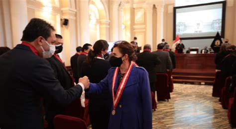 La Presidenta Del Poder Judicial Elvia Barrios Instó A Los Presidentes