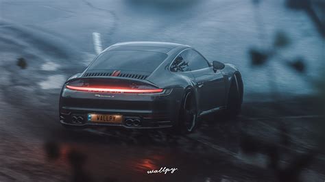 Wallpaper Forza Horizon 4 Porsche 911 Carrera S By Wallpy Vdeo Game