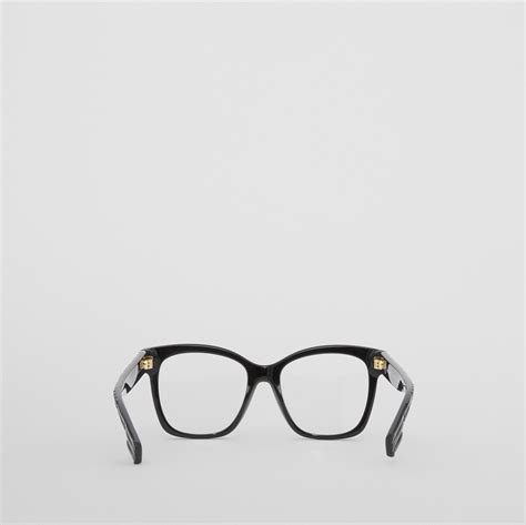 Square Lola Optical Frames In Black Women Burberry® Official