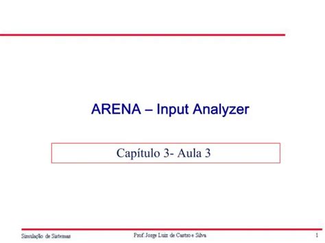 Ppt Arena Input Analyzer Powerpoint Presentation Free Download Id1304129