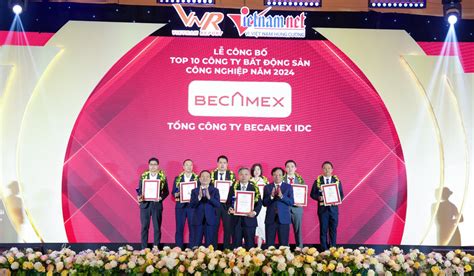 Tổng Công Ty Becamex Idc Lần Thứ 4 Liên Tiếp đạt Danh Hiệu Công Ty Bất