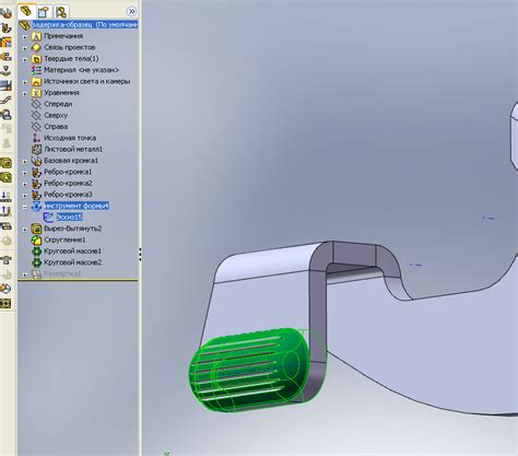 Деталь из листового металла Solidworks
