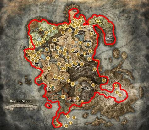 How Big Is Elden Rings Shadow Of The Erdtree Land Of Shadow Map Answered