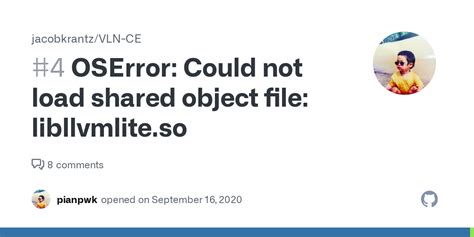 OSError Could Not Load Shared Object File Libllvmlite So Issue Jacobkrantz VLN CE GitHub