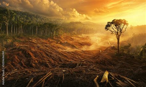 Photo And Art Print Visual Narrative Portraying Alarming Rate Of Specie Extinction Ecosystem