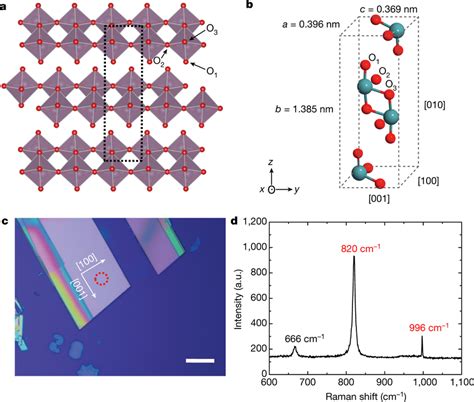 Physical Properties Of α Moo3 A Illustration Of The Orthorhombic