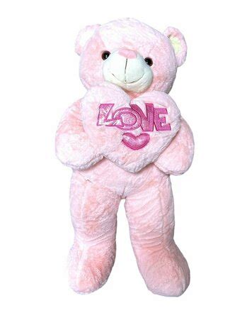Knuffelbeer Groot CM Zacht Knuffel Met Love Kussentje Teddy Beer Winkelen