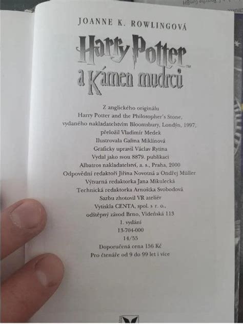 Harry Potter A Kámen Mudrců Aukro